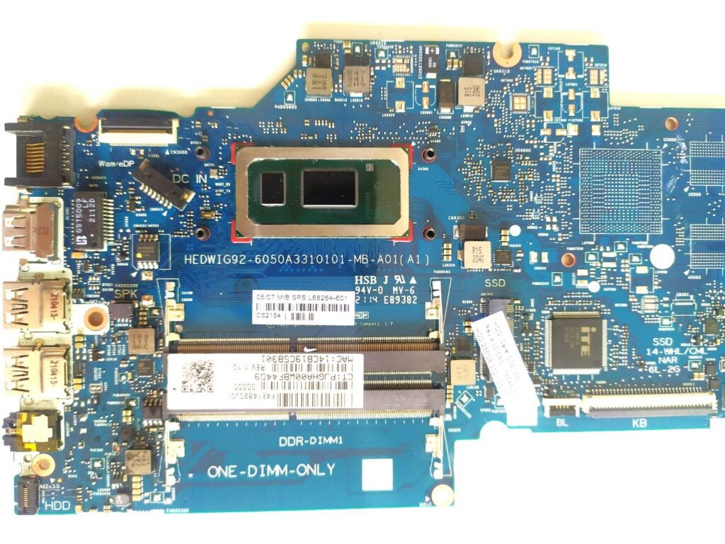 MAINBOARD PLACA LAPTOP HP 14S-CR 14S-CF 14-CF- HEDWIG92-6050A3310101-MB-A01(A1) - IDKMANAGER