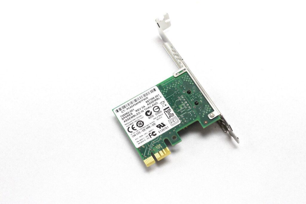 ADAPTADOR ETHERNET INTEL DE PUERTO ÚNICO PCI-E 10/100/1000-HP 728562-001 - IDKMANAGER
