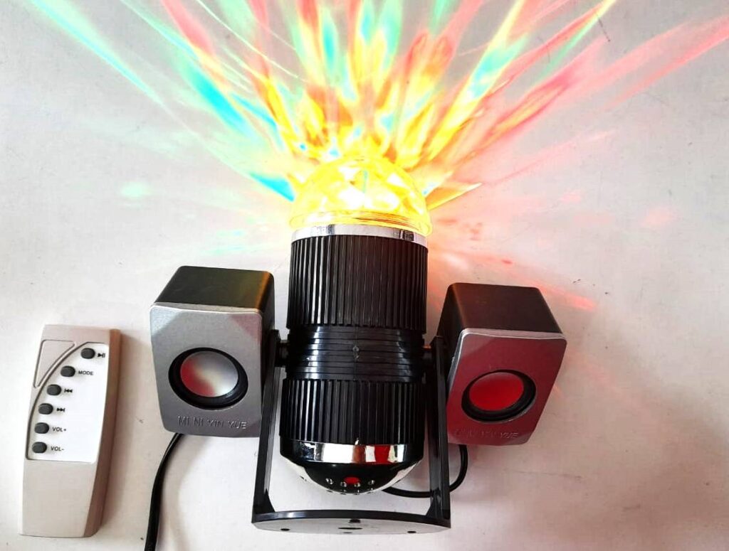 PARLANTES CON LUCES LED 3D MINI YIN YUE - IDKMANAGER