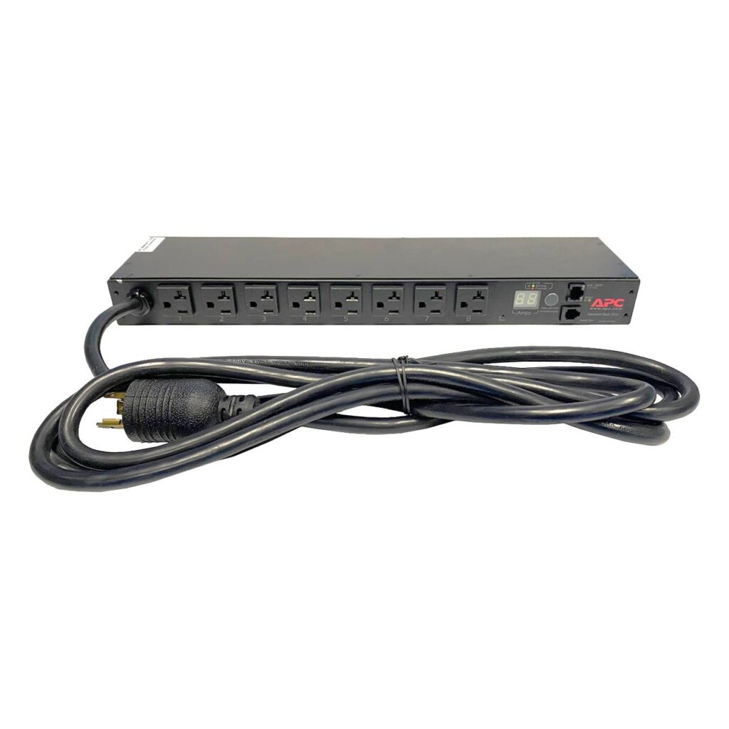 PDU PARA MONTAJE EN RACK-APC AP7801 DE 8 SALIDAS 102V 20A - IDKMANAGER
