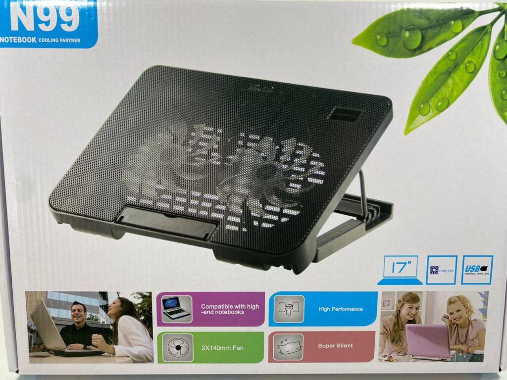 Base Cooler para Notebook N99 2 Ventiladores - IDKMANAGER