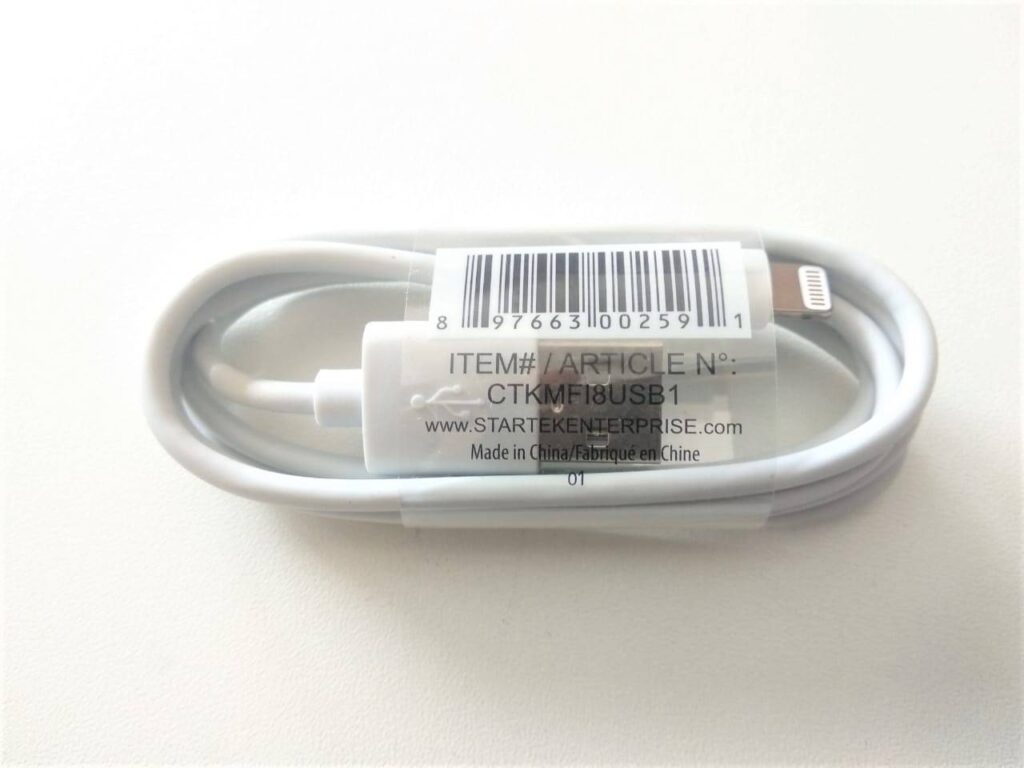 Cable Lightning USB iPhone iPad iPod- CT TEK - IDKMANAGER