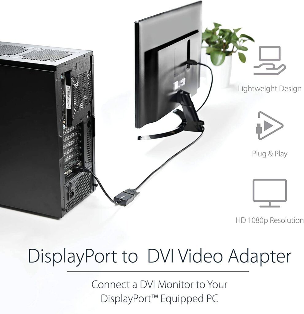 CABLE ADAPTADOR | STARTECH | DISPLAYPORT Macho a DVI Hembra - IDKMANAGER