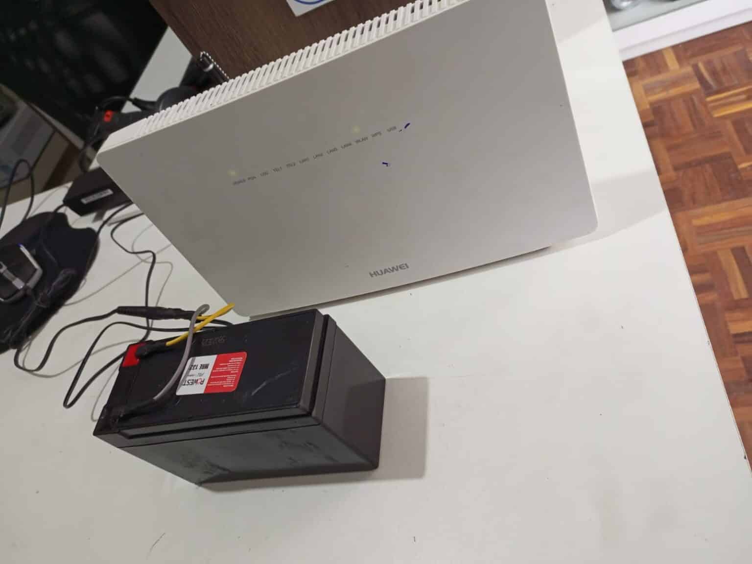 Sistema eléctrico respaldo Módems routers internet | con bateria ...