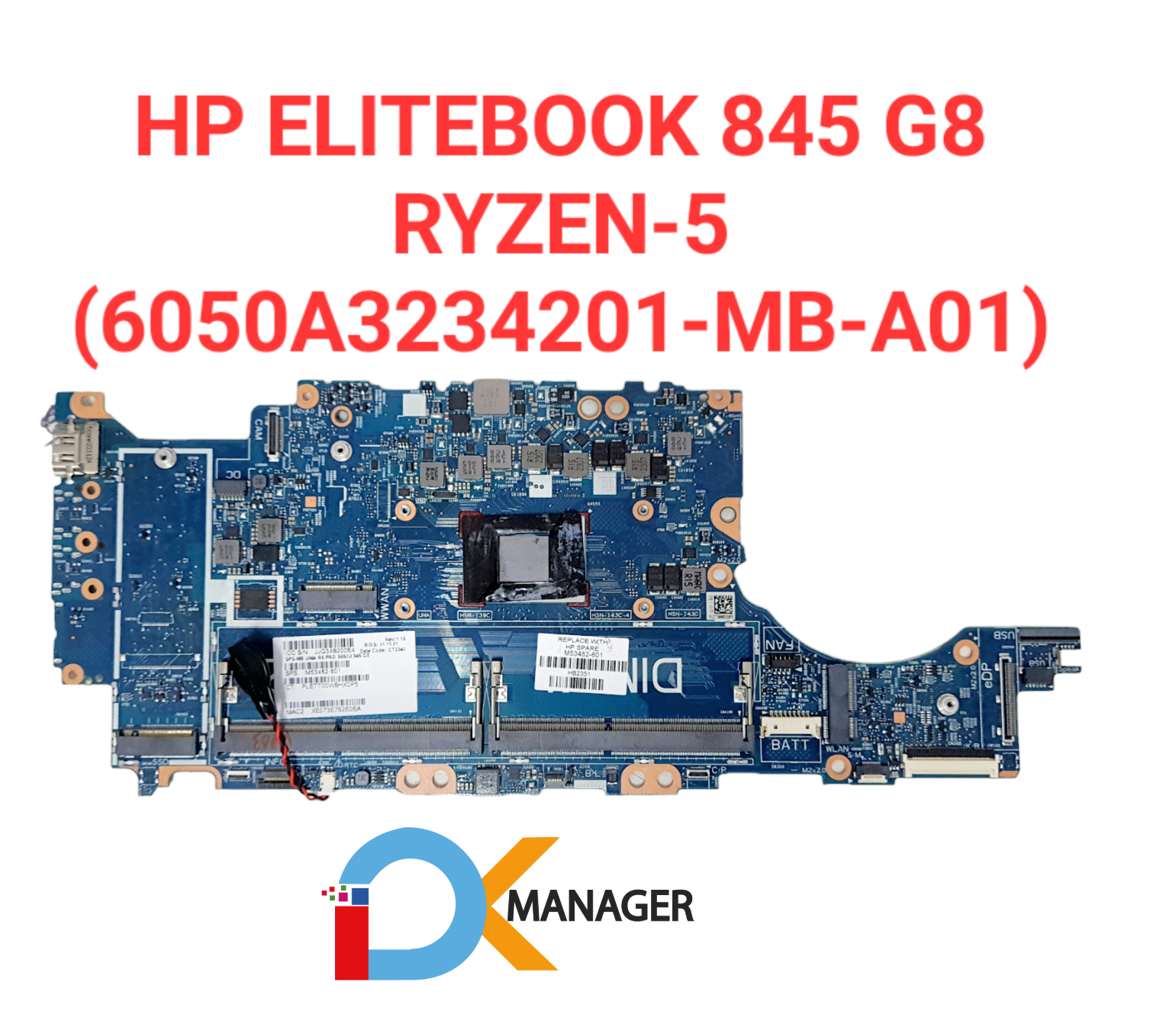 Placa Base HP LANCIA13 GRIZZL Y2 EliteBook 845 G8 Ryzen 5 PRO (6050A3234201‑MB‑A01 A1) - IDKMANAGER