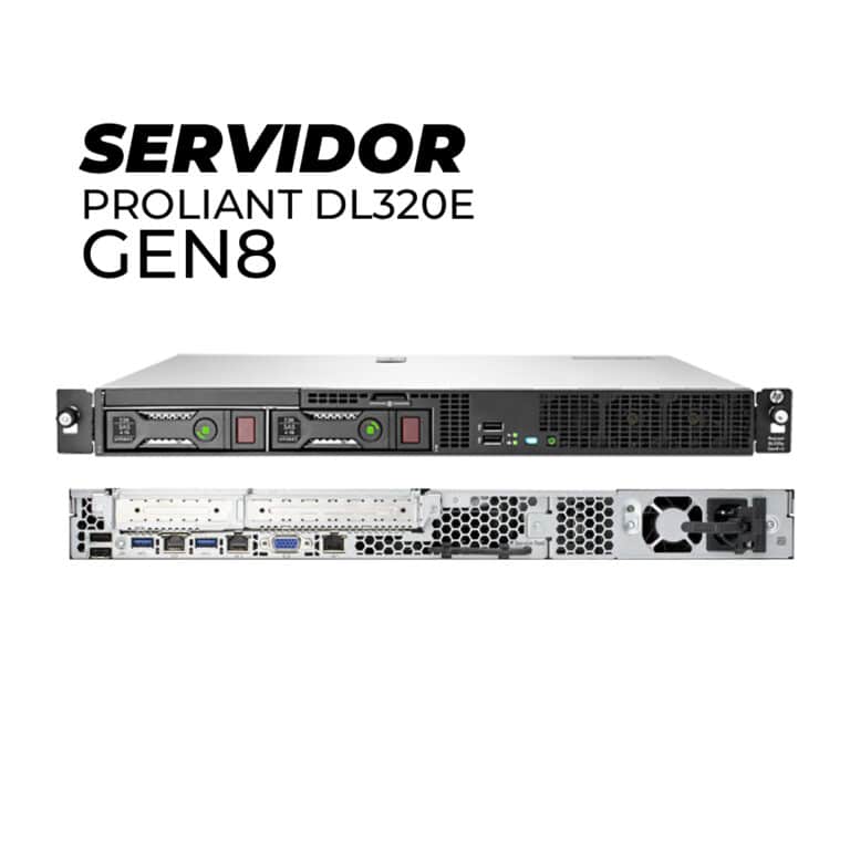 Servidor HP ProLiant DL320e Gen8 Xeon E3 1275 V2 3.50 GHz 8 GB RAM 500 ...